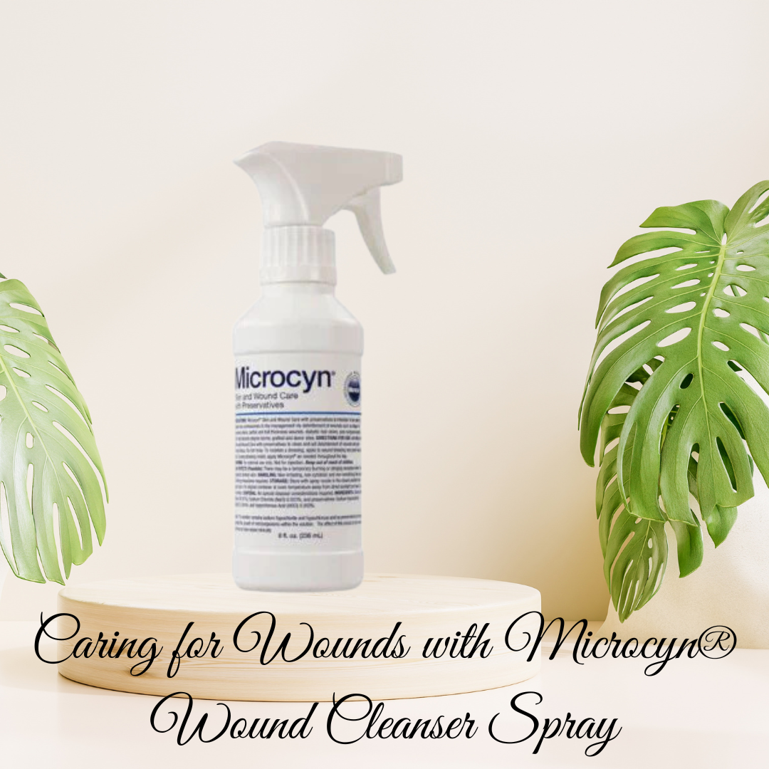 Caring for Wounds with Microcyn® Wound Cleanser Spray - Prism Dynamic ...